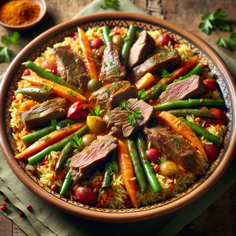 Nationalgericht Tunesien: Rouz Djej (Rezept)