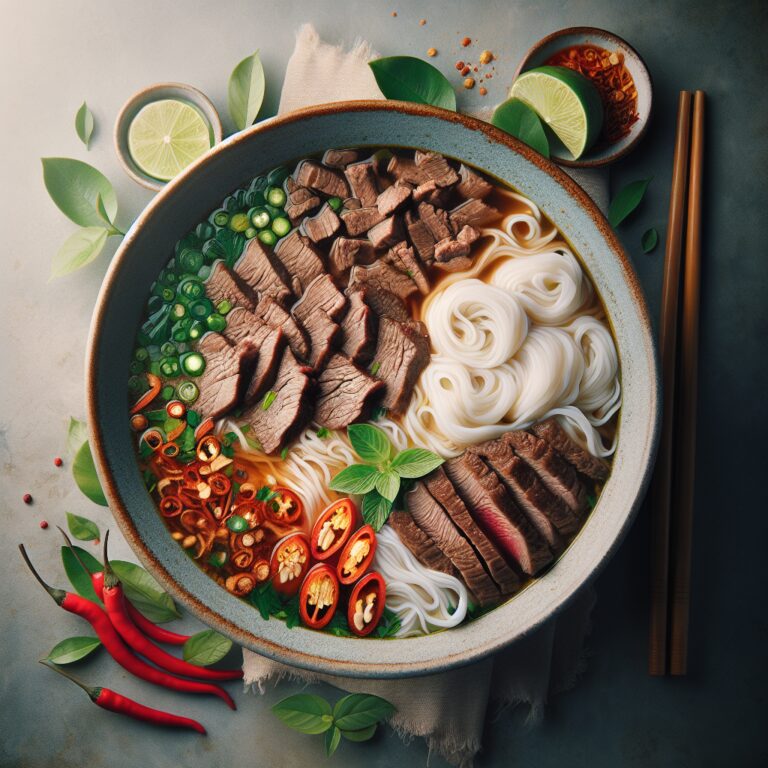 Nationalgericht Vietnam: Bun Bo Nam Bo (Rezept)