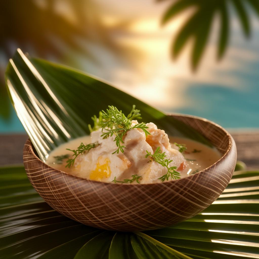 Nationalgericht Samoa Faiai Eleni Fisch In Kokoscreme Rezept